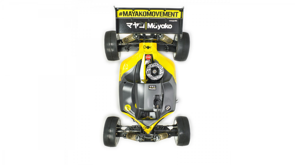 Mayako MX8-24 1:8 Nitro Buggy + Ielasituned Terra Evo engine + 12x O.S ...